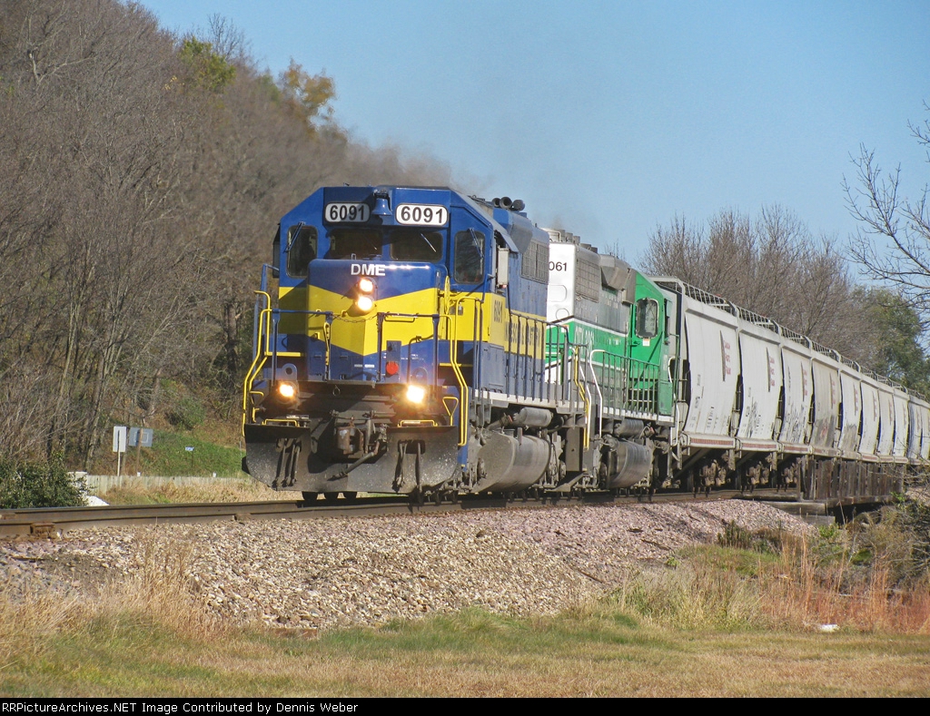 DM&E 6091, ICE's Marquette Sub.